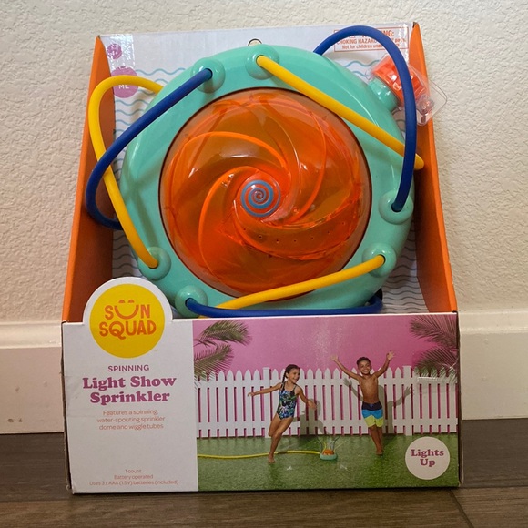Sun Squad | Toys | Sun Squad Spinning Light Show Sprinkler Water Summer ...